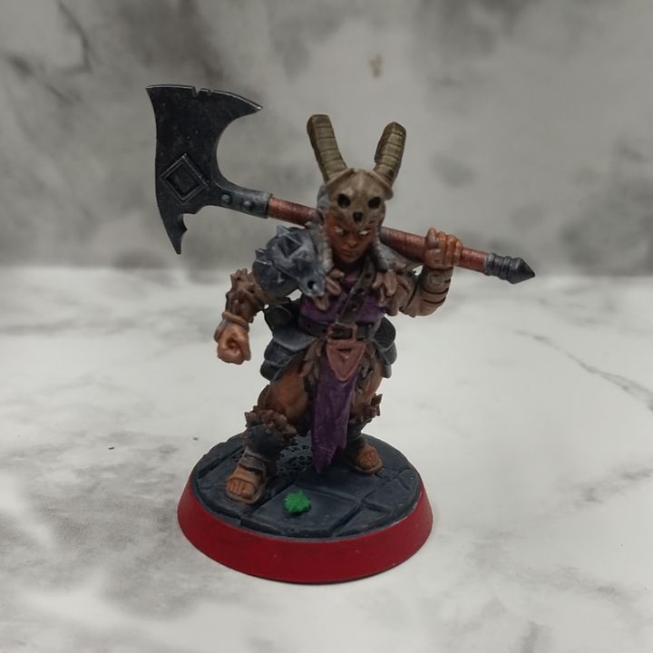 3D Print of Dwarf Female Barbarian - RPG Hero Character D&D 5e - Titans ...