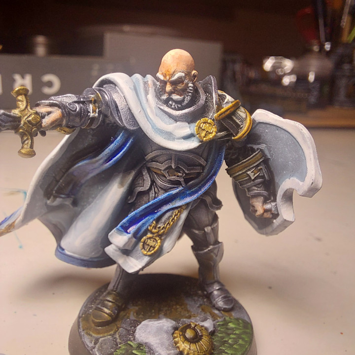 3D Print of Human Male Paladin - RPG Hero Character D&D 5e - Titans of ...