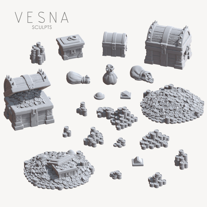 3D Printable BASING BITS VOLUME ONE BUNDLE by VESNA SCULPTS