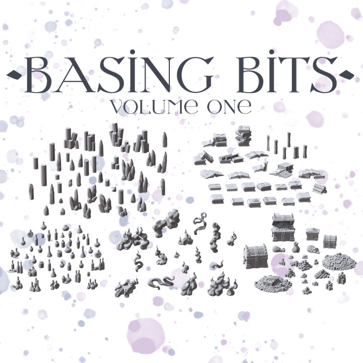 3D Printable BASING BITS VOLUME ONE BUNDLE by VESNA SCULPTS