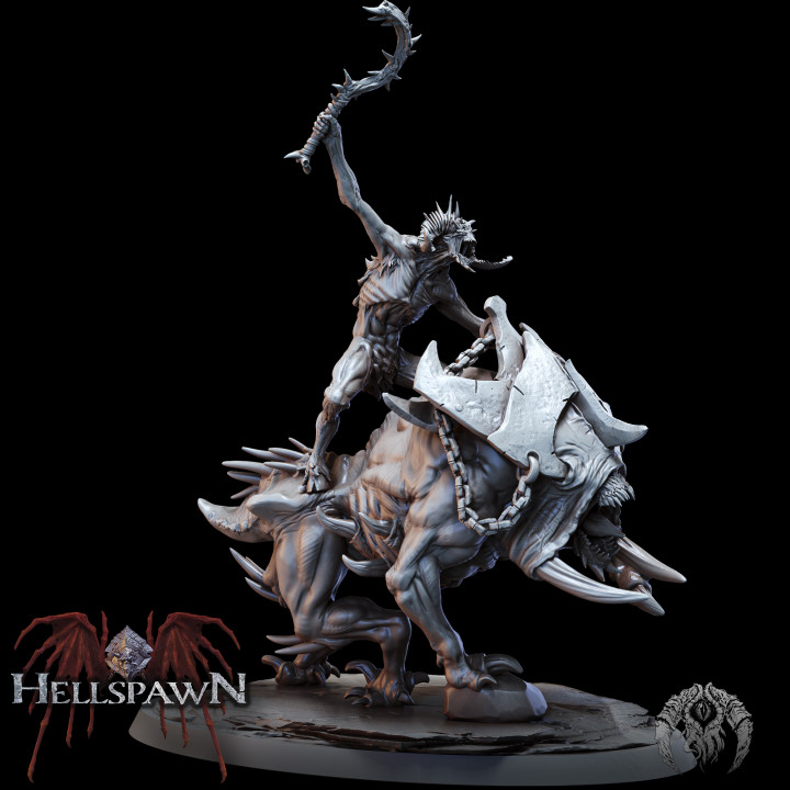3D Printable Hellspawn: Collection by Bestiarum Miniatures