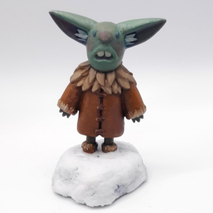 3D Printable Snow Goblin by Minton Minis