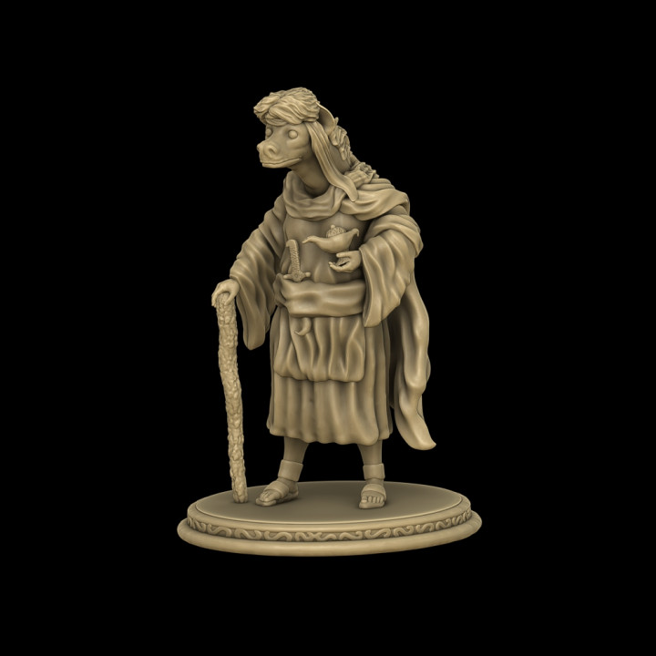 3D Printable Merchant Werehyena Transformation by MiniaturesCraze