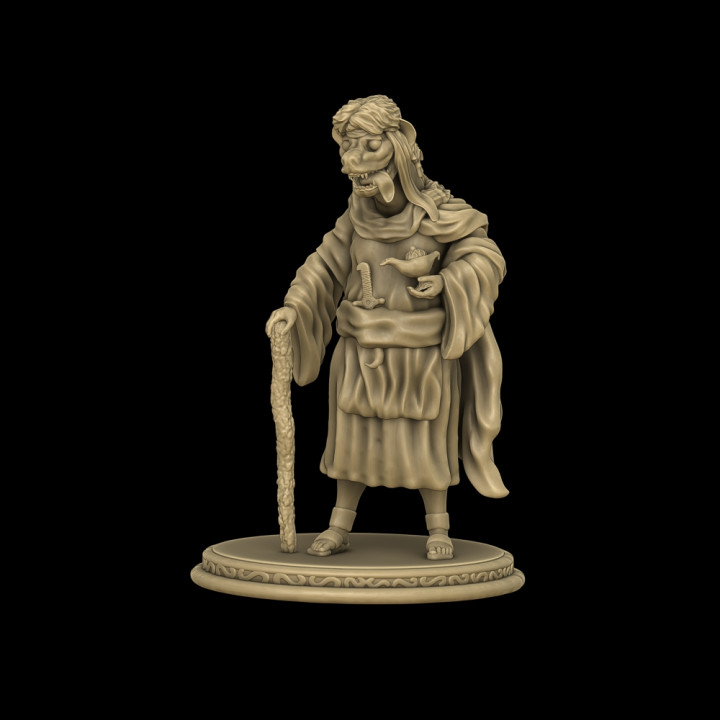 3D Printable Merchant Werehyena Transformation by MiniaturesCraze