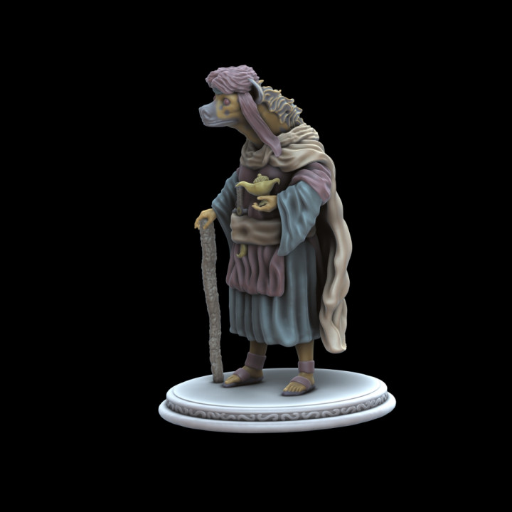 3D Printable Merchant Gnoll by MiniaturesCraze