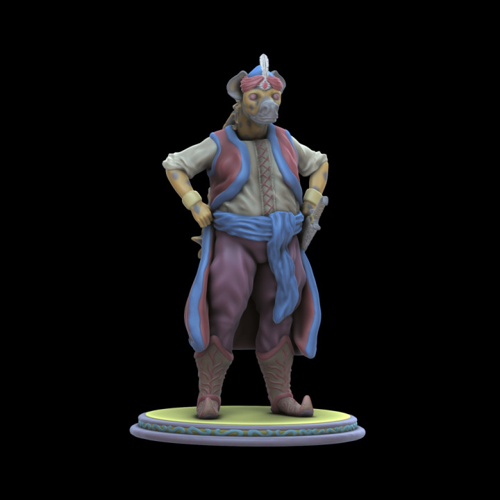 3D Printable Noble Gnoll by MiniaturesCraze