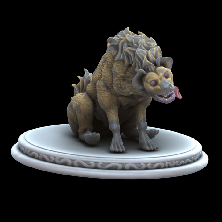 3D Printable Hyena by MiniaturesCraze