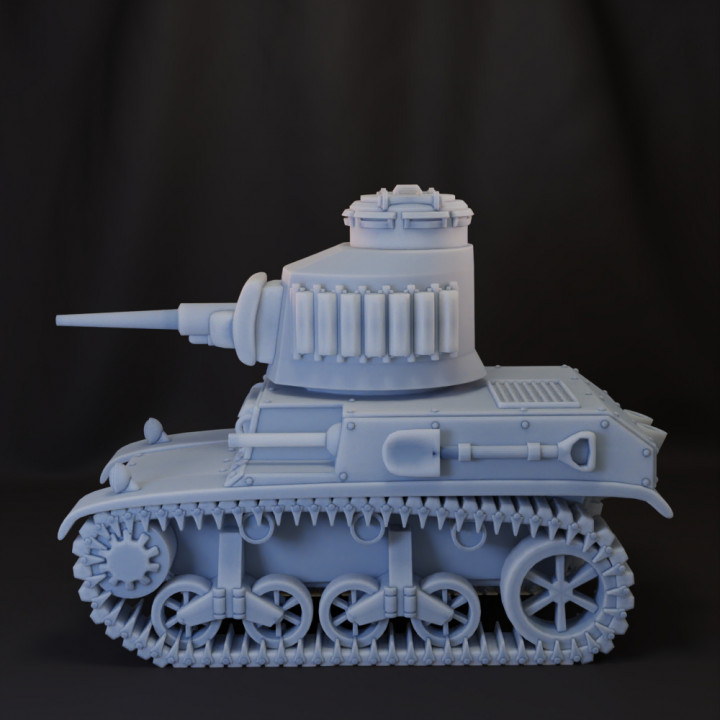 3D Printable M3 Stuart Tank by The Cackling Kobold Company