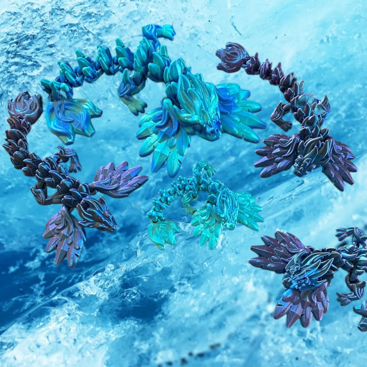 3D Printable Spike Ice Crystal Baby by The Dragon's Den