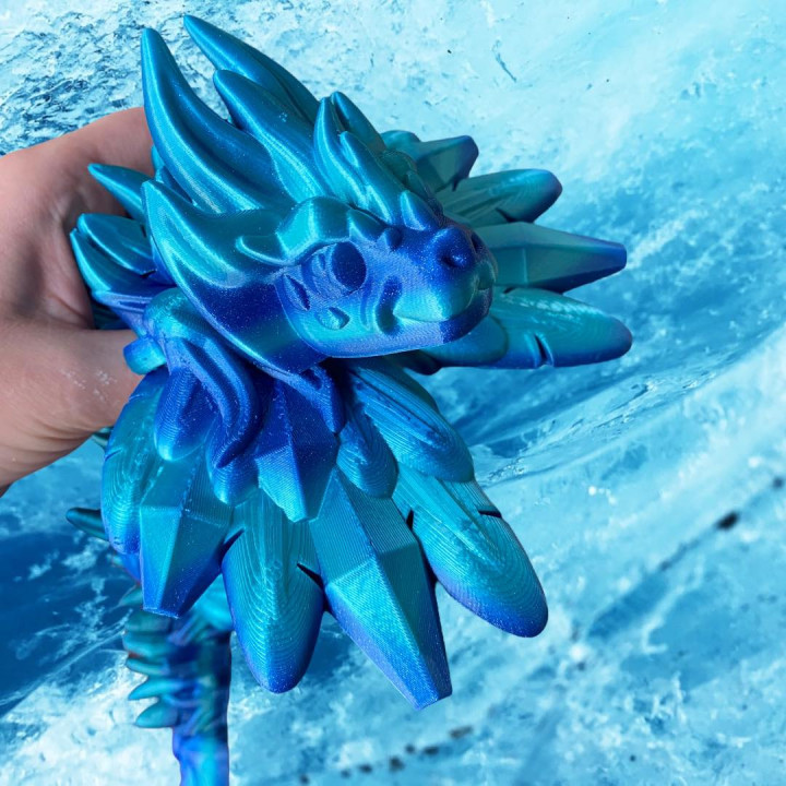 3D Printable Spike Ice Crystal Baby by The Dragon's Den