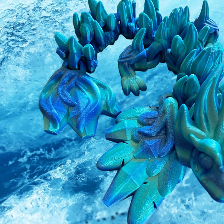 3D Printable Spike Ice Crystal Baby by The Dragon's Den