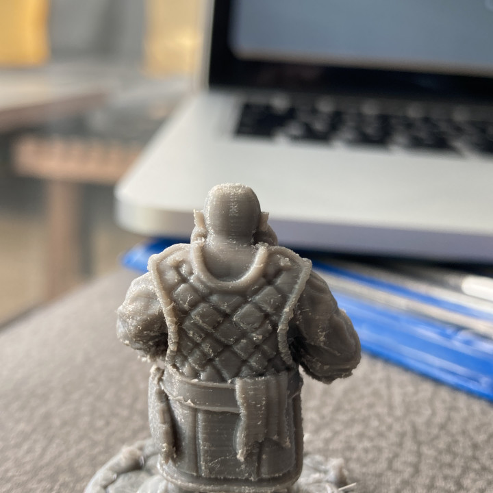 3D Print of Dwarf Tavern keeper by gemaalarcos
