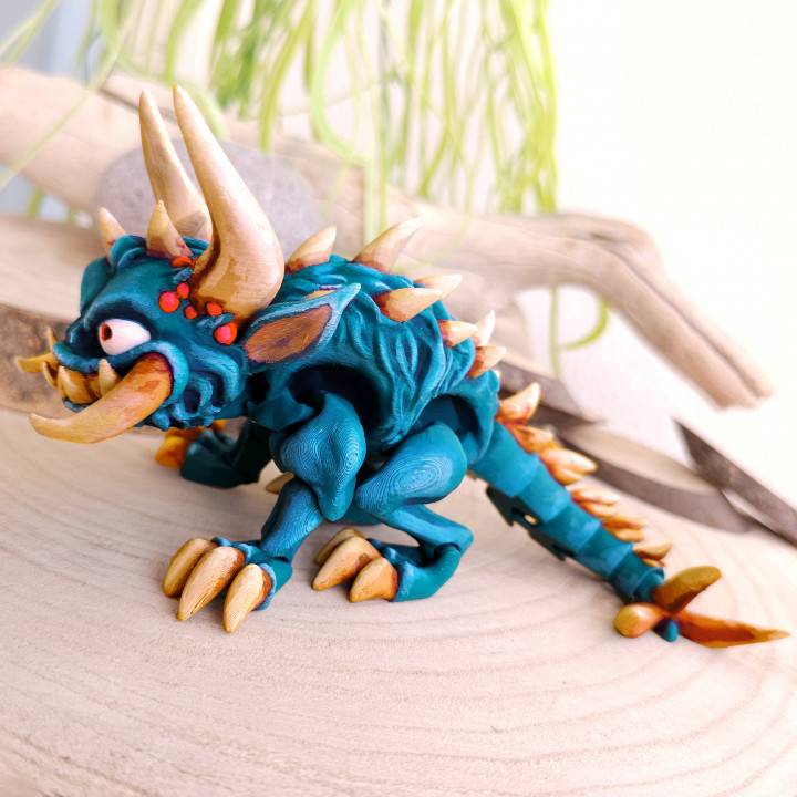 3D Printable Hodag, Midwestern Cryptid by TwistyPrints
