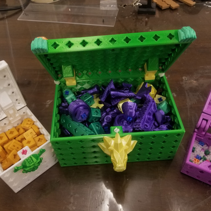 3D Printable PrintABox modular PrintABlok Boxes by Joseph Larson