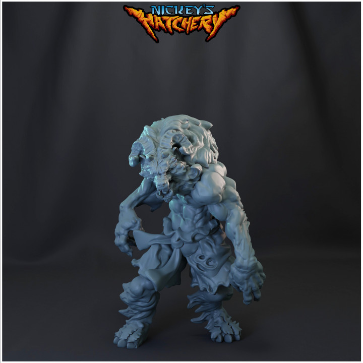 3D Printable Beastman #1 | The Wildblood by Nickey's Hatchery