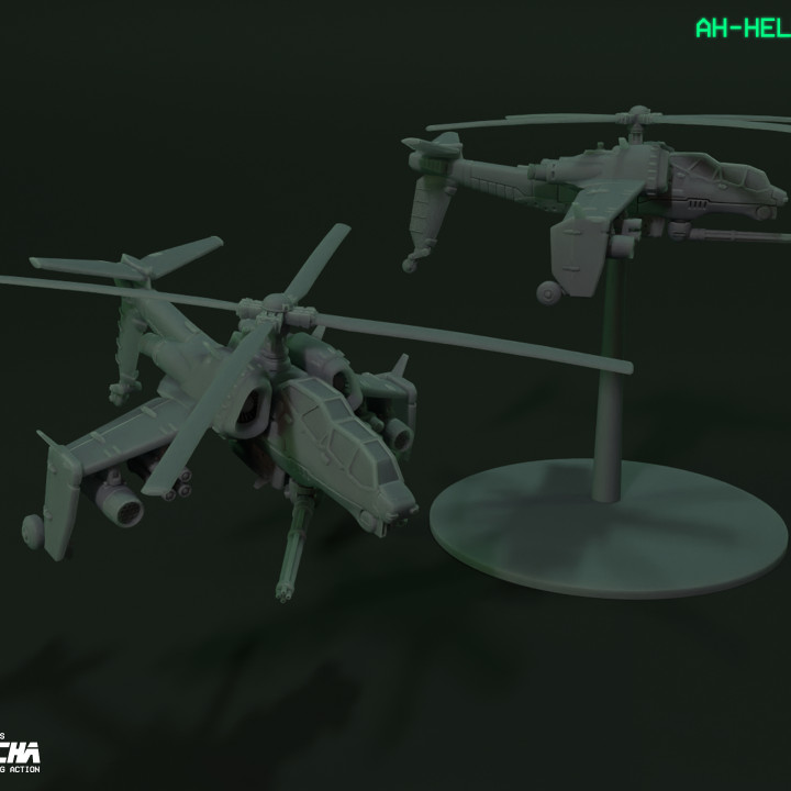 3D Printable AH-02 Hellhound by MicroMecha