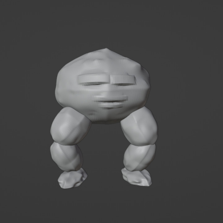 3D Printable Earth Elemental A by Amateur Allies