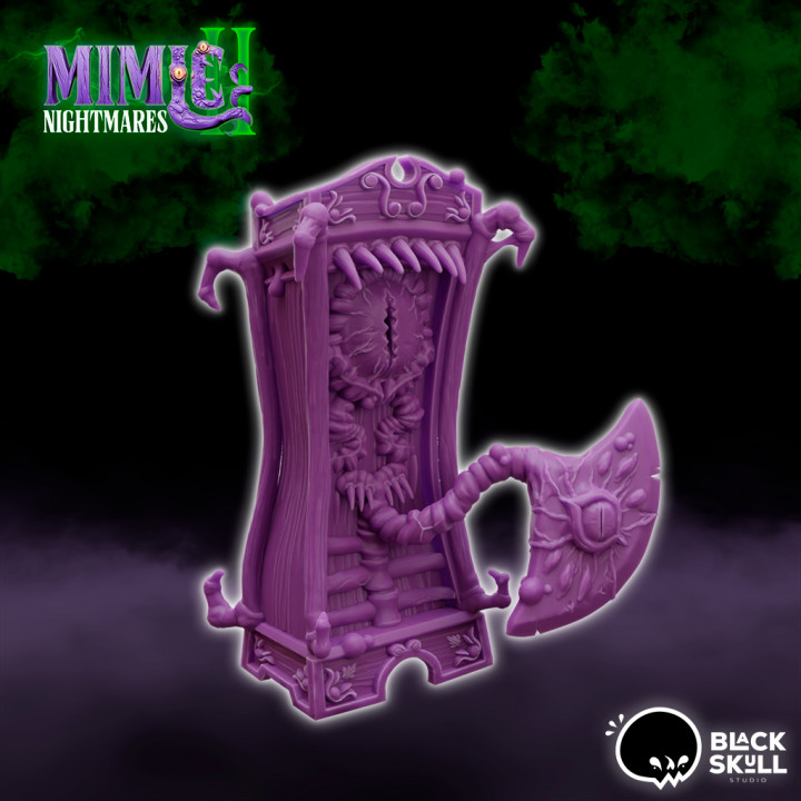 3D Printable Mimic Clock by Black Skull Studio