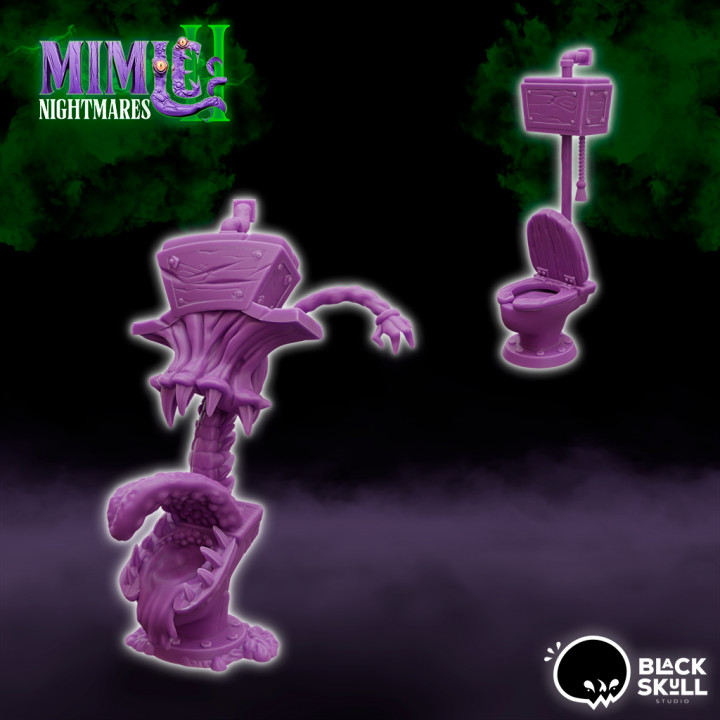 3D Printable Mimic Toilet by Black Skull Studio