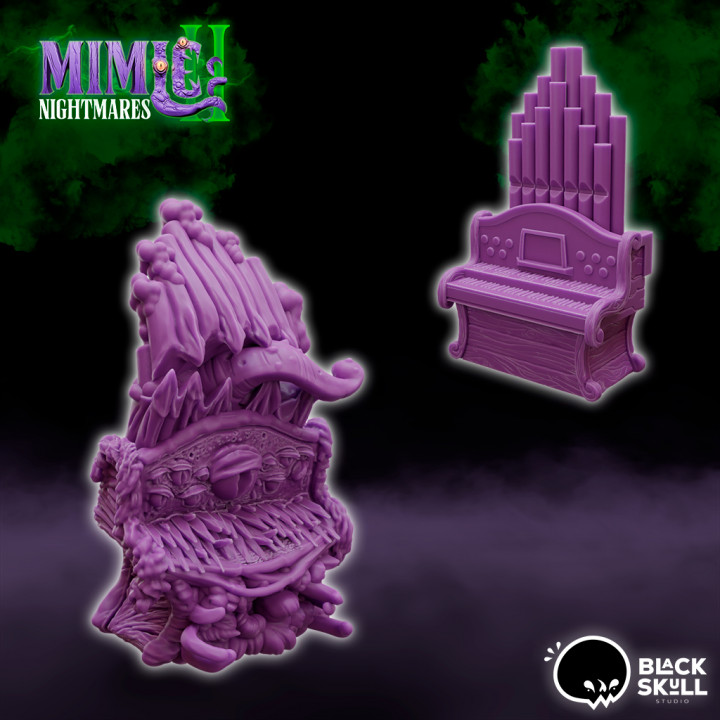 3D Printable Mimic Pipe Organ by Black Skull Studio