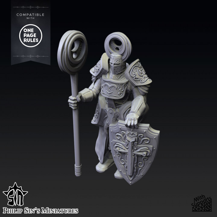 3D Printable Foot Knights by Sin's Miniatures