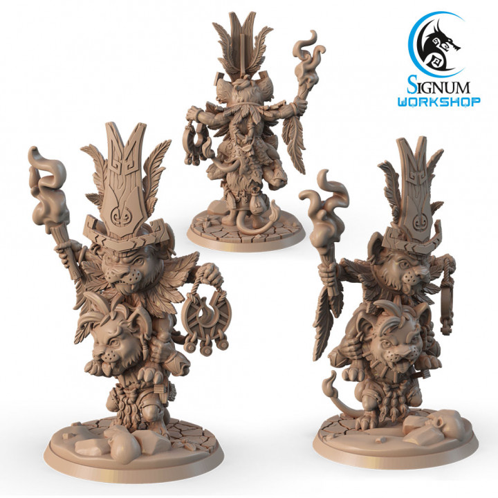 3D Printable Mufaro and Baruti, Sons of Pride by Signum Workshop
