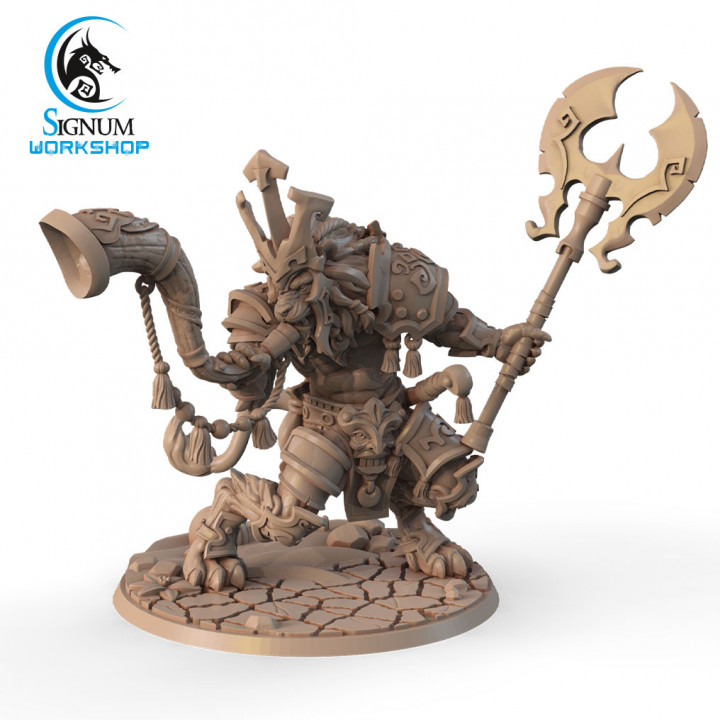 3D Printable Kwesi, the Thunder Roar by Signum Workshop