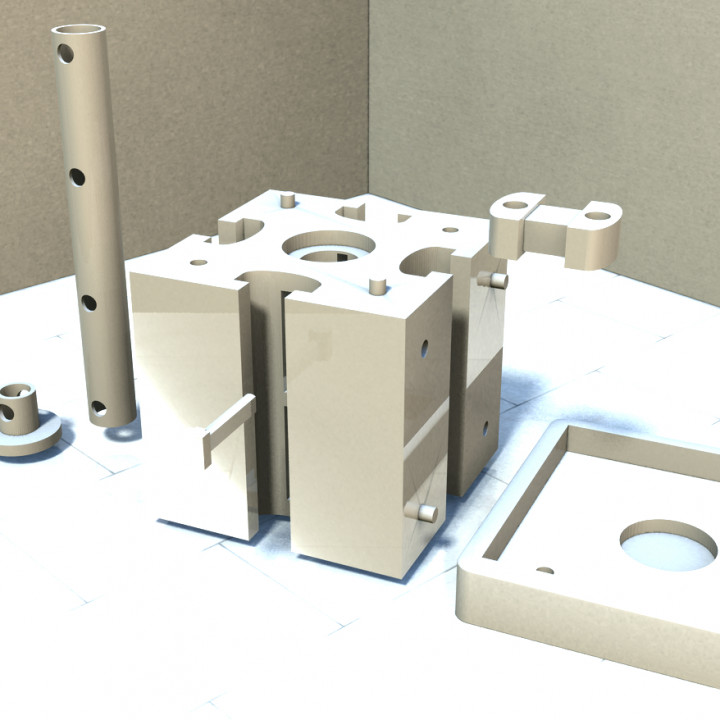 3D Printable The Cobe Cube Set by Adrian Britton