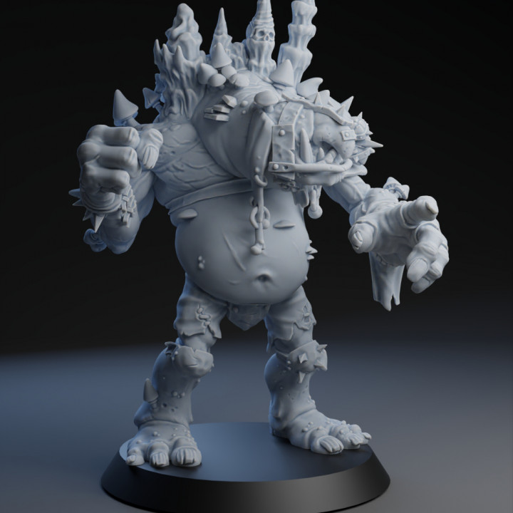 3D Printable Fantasy Football Cave Troll 02 by BruteFun Miniatures