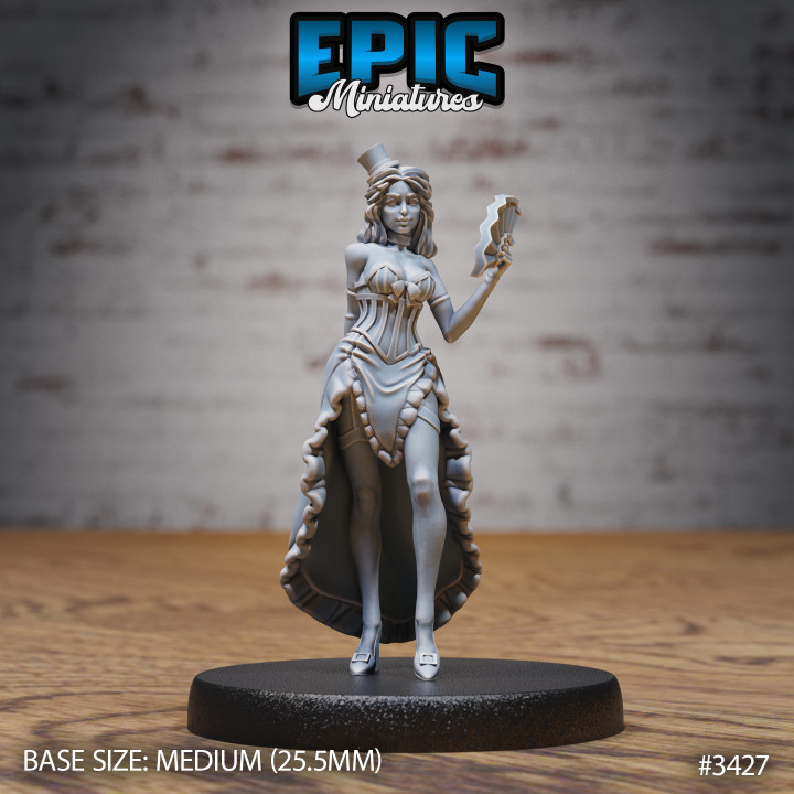3D Printable Saloon Dancer Set / Evil Beauty / Criminal Villager / Ruthless Trickster / Wild ...