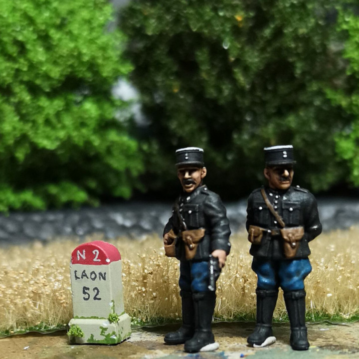 3D Printable 28mm french gendarmes 1940 by Colonel Muller