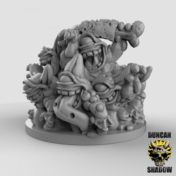 3D Printable 15mm Plague Demon Swarm (Pre Supported) by Duncan Shadow
