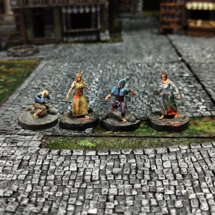 3D Printable Peasant Levy by Sin's Miniatures