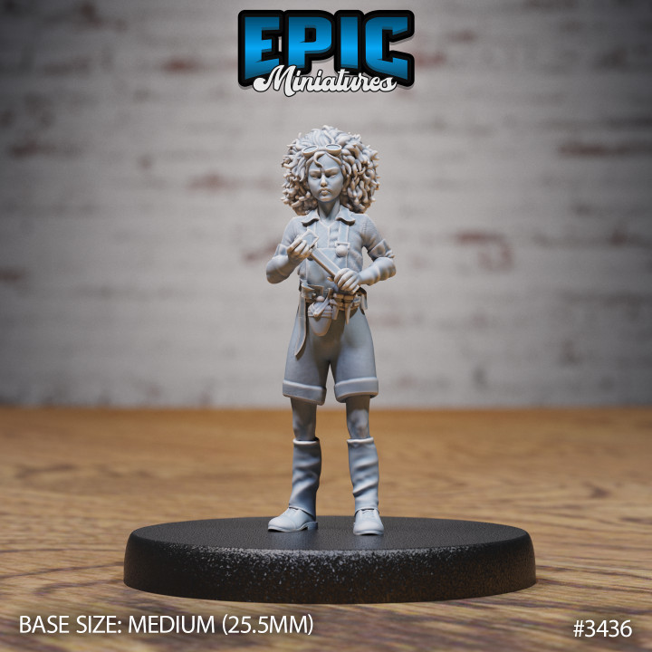 3D Printable Mining Apprentice Set / Female Mine Worker / Girl Villager ...