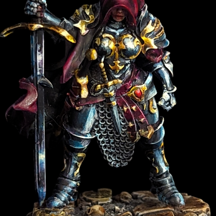 3D Print of Greatsword Female Knight by Nerd_gun