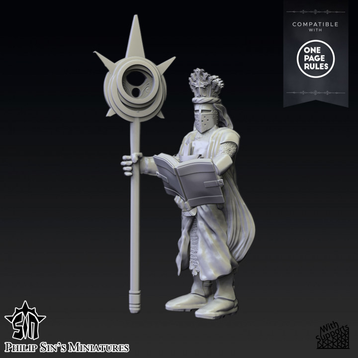 3D Printable Breton Heroes Set 1 by Sin's Miniatures
