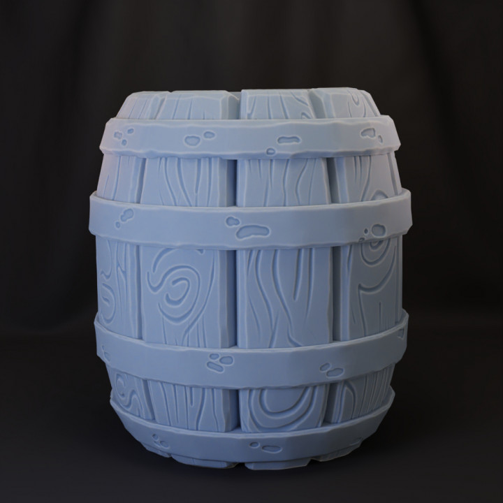 3D Printable Barrel by The Cackling Kobold Company