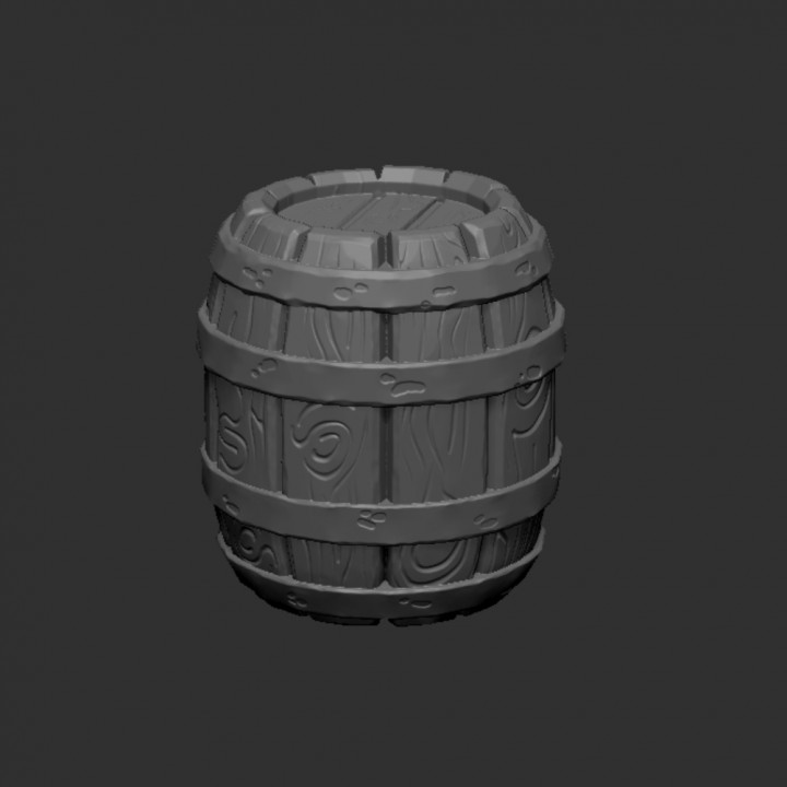 3D Printable Barrel by The Cackling Kobold Company