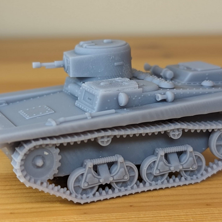 3D Printable Light tank T-37A (Amphibious, USSR, WW2) by Wargame3d