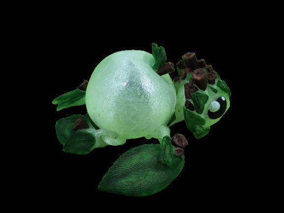 3D Printable Apple Turtle by Cinderwing3D