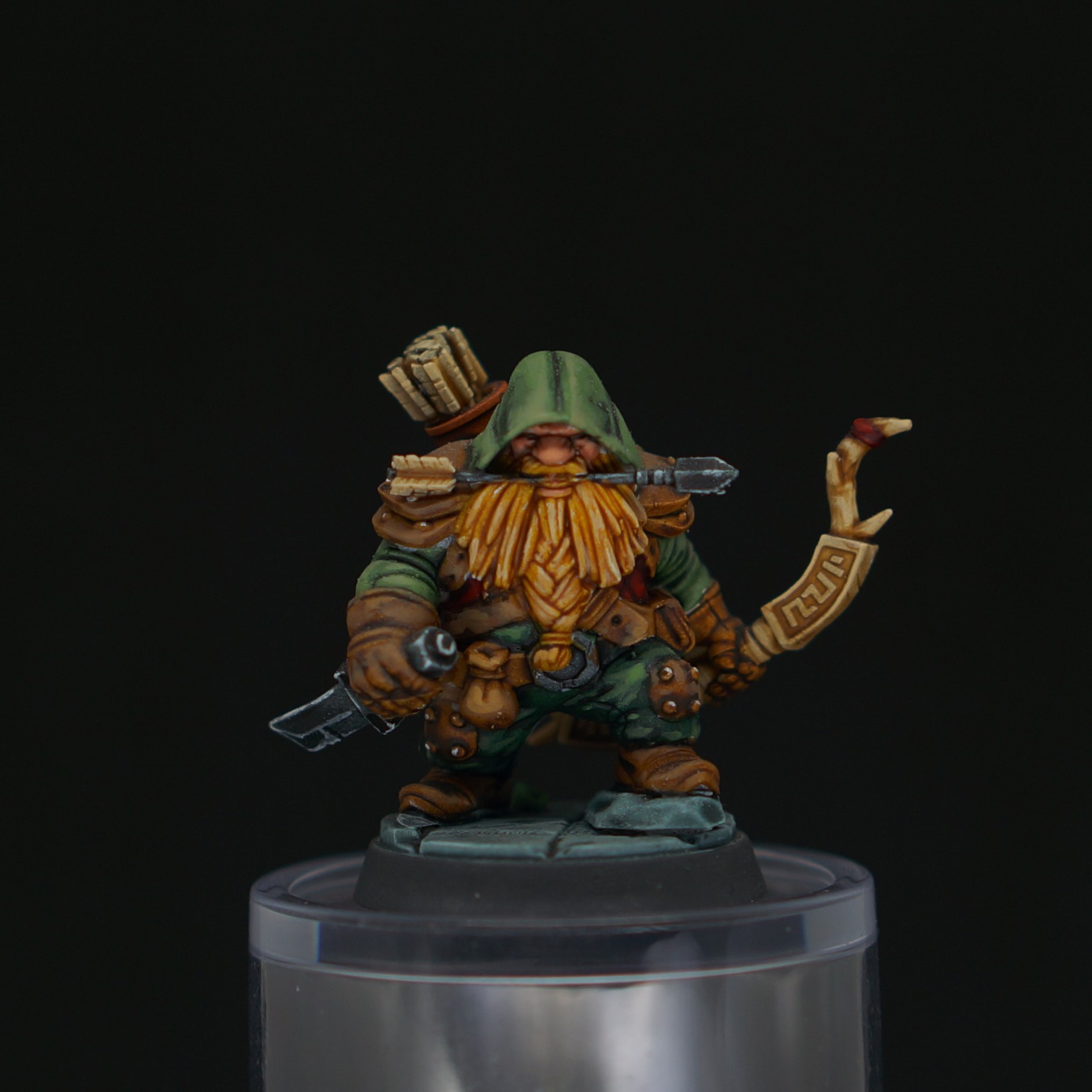 3D Printable Dwarf Male Ranger - RPG Hero Character D&D 5e - Titans of ...