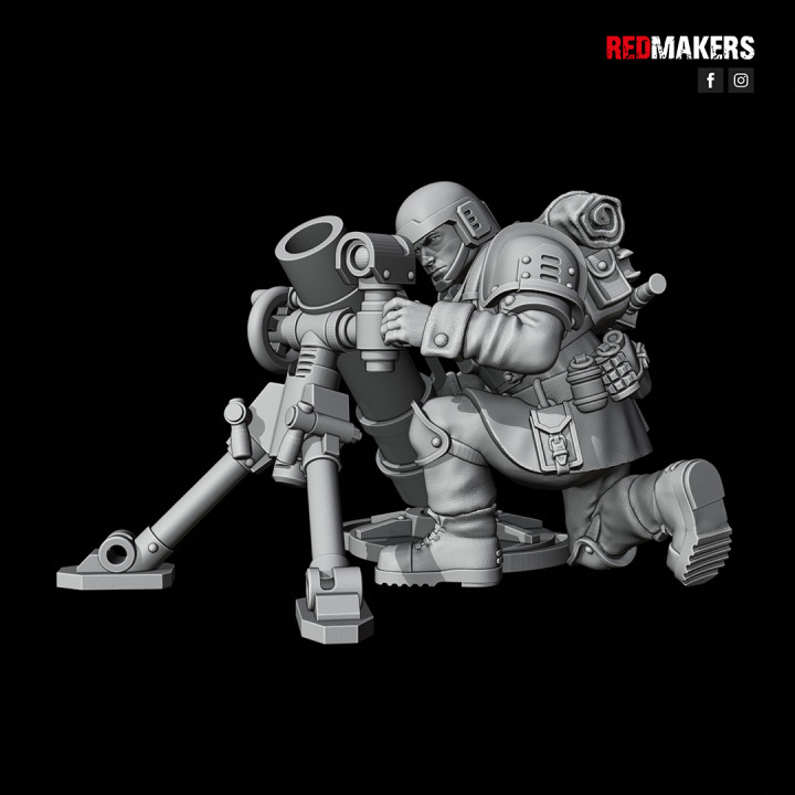 3D Printable Shock Troops – Heavy Support Squad of the Imperial Force by RedMakers