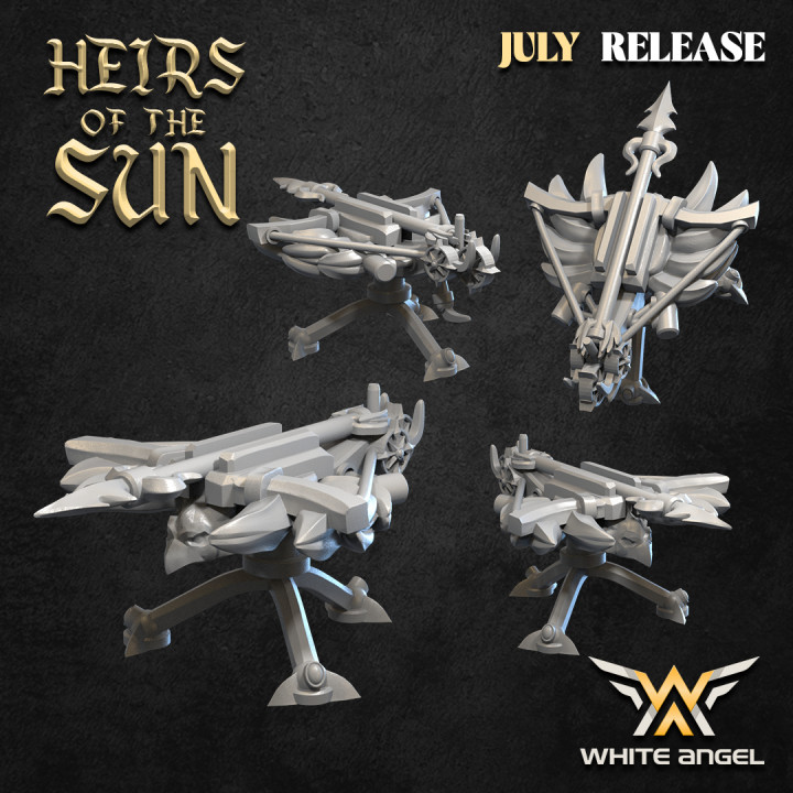 3D Printable LARGE ASSAULT CROSSBOW OF LIGHT - HEIRS OF THE SUN (JULY ...