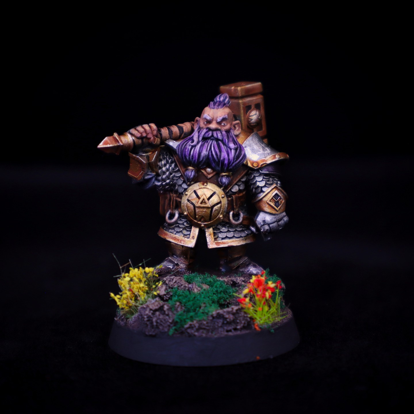 3D Printable Dwarf Male Fighter - RPG Hero Character D&D 5e - Titans of Adventure Set 13 by ...