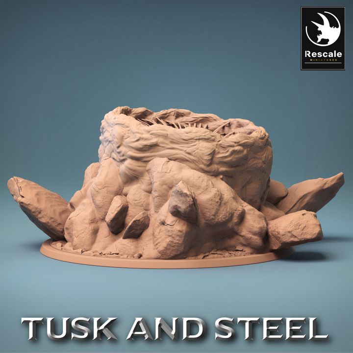 3D Printable Worm Emerge by Rescale Miniatures