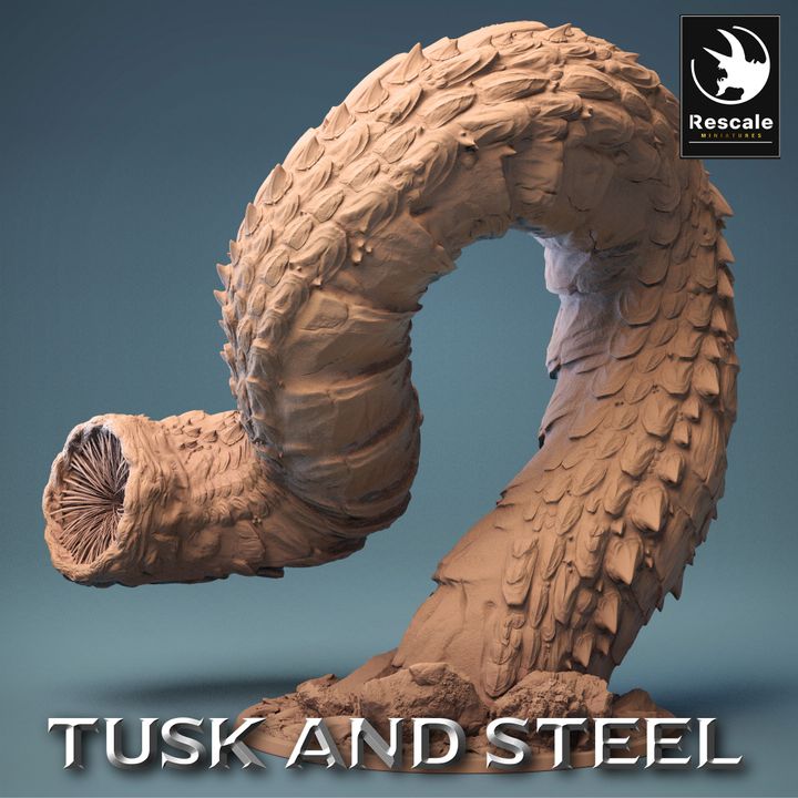 3D Printable Pack Worm by Rescale Miniatures