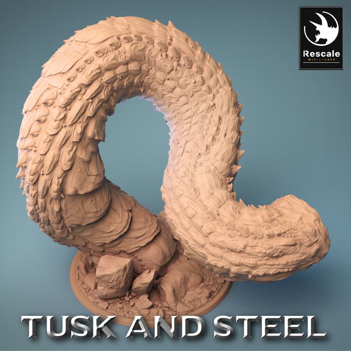 3D Printable Pack Worm by Rescale Miniatures