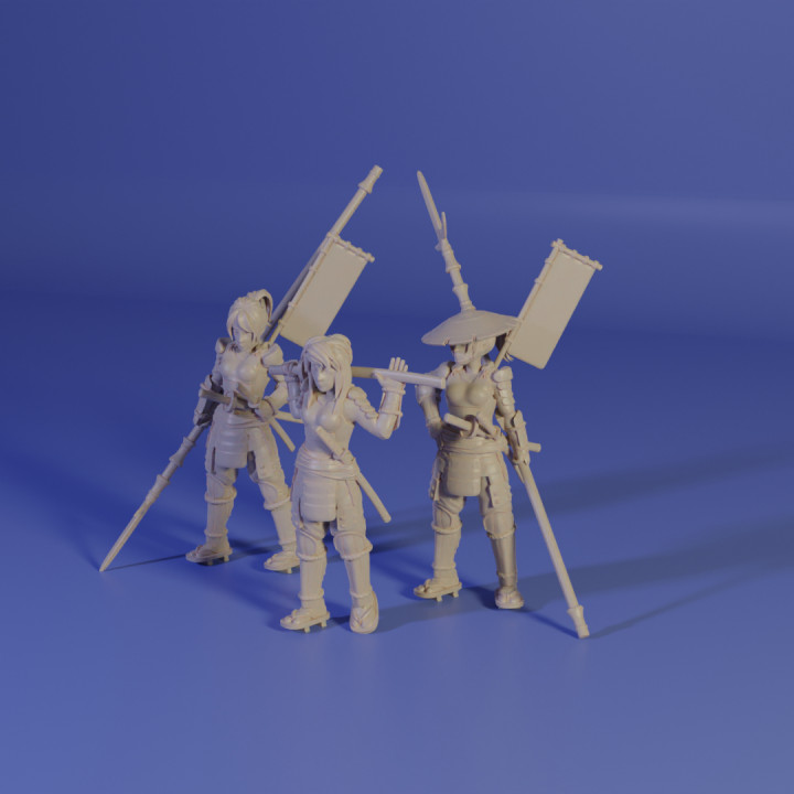 3D Printable Date Clan by Steam Tatsu