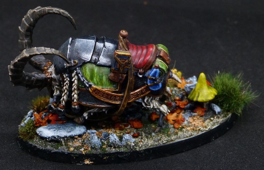 3D Printable Dwarf Goat 05 Break by Rescale Miniatures