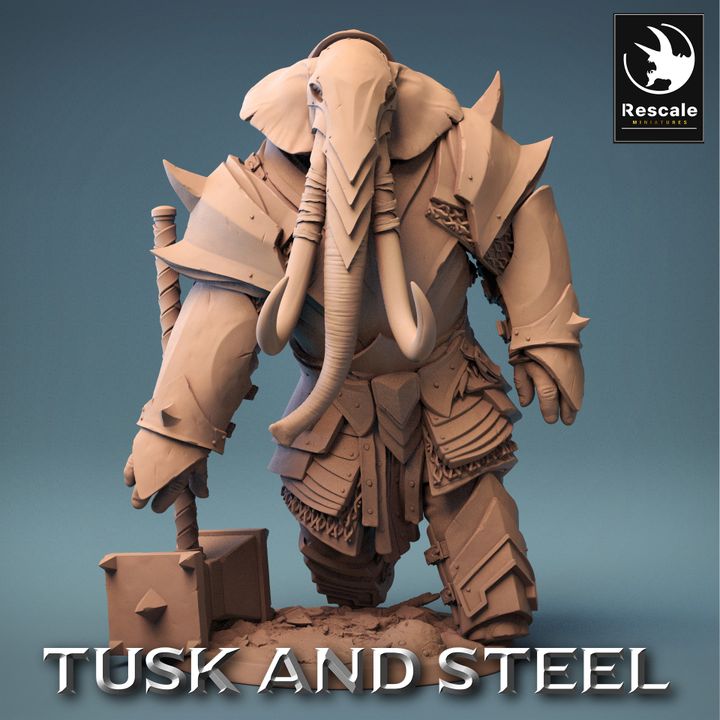 3D Printable Pack Loxodon by Rescale Miniatures